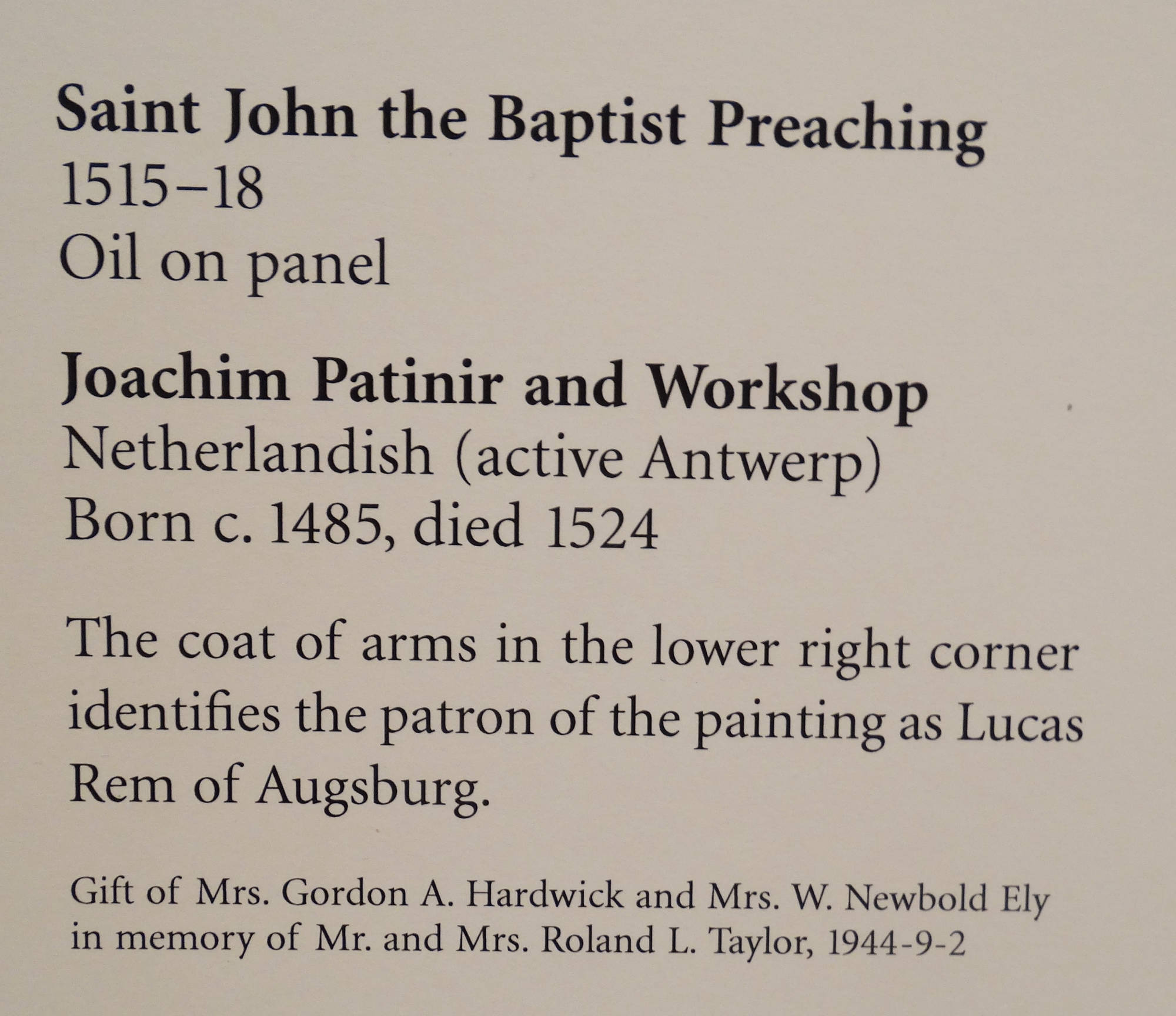 Joachim Patinier