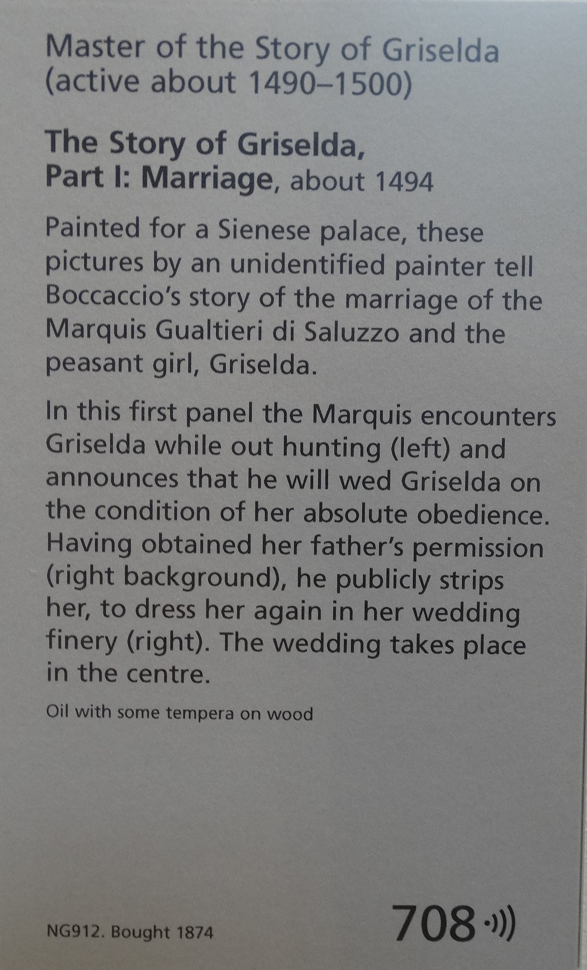 Master of the Story of Griselda